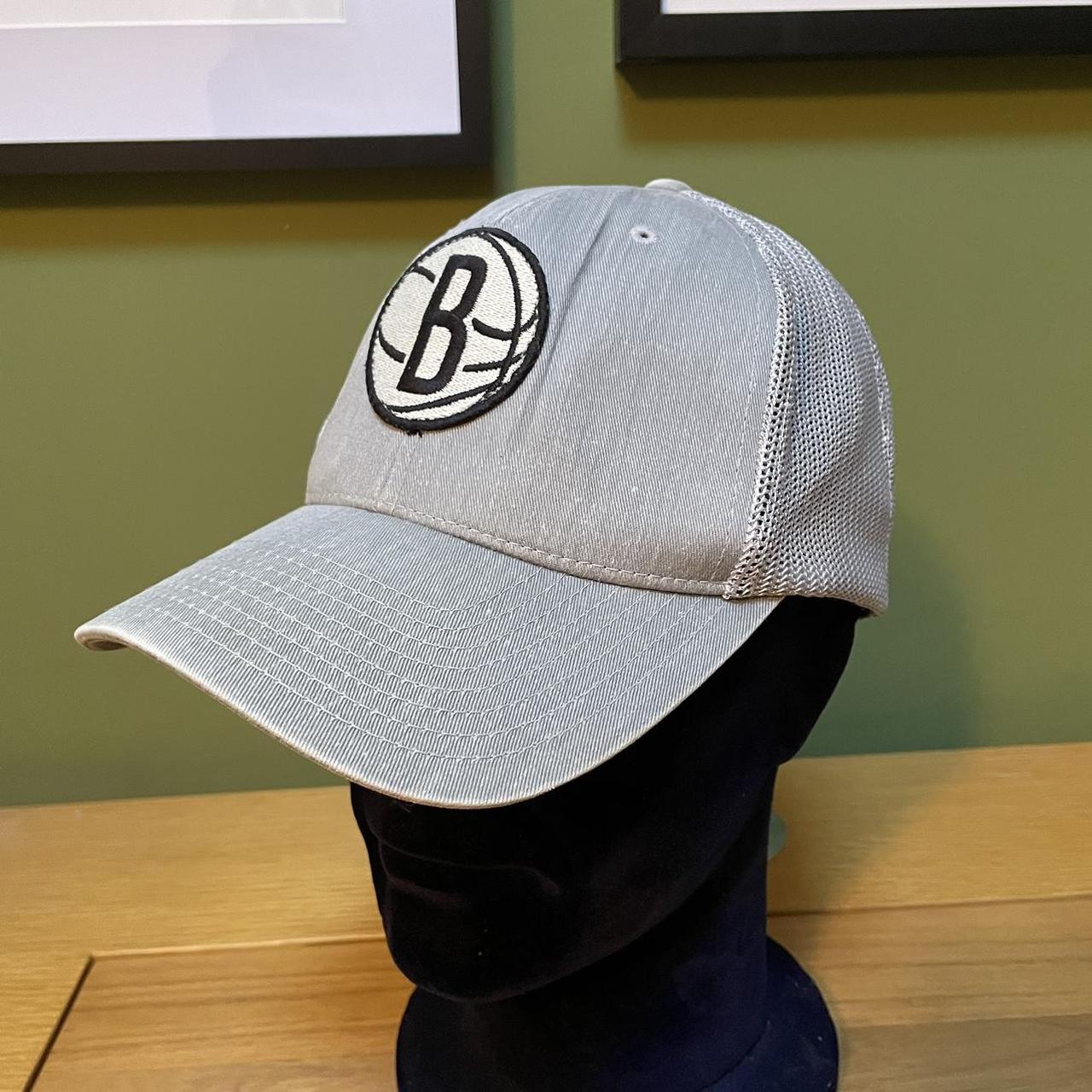 Mitchell & Ness Baseball Cap Grey half mesh cap with... - Depop