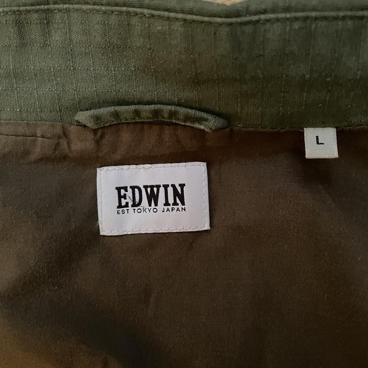 Edwin Olive Fatigue Jacket, Field Coat Versatile and... - Depop