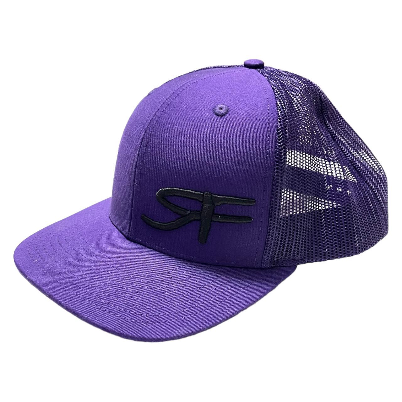 Reel Freak Hat Cap Unisex Adult One Size Purple Snap... - Depop