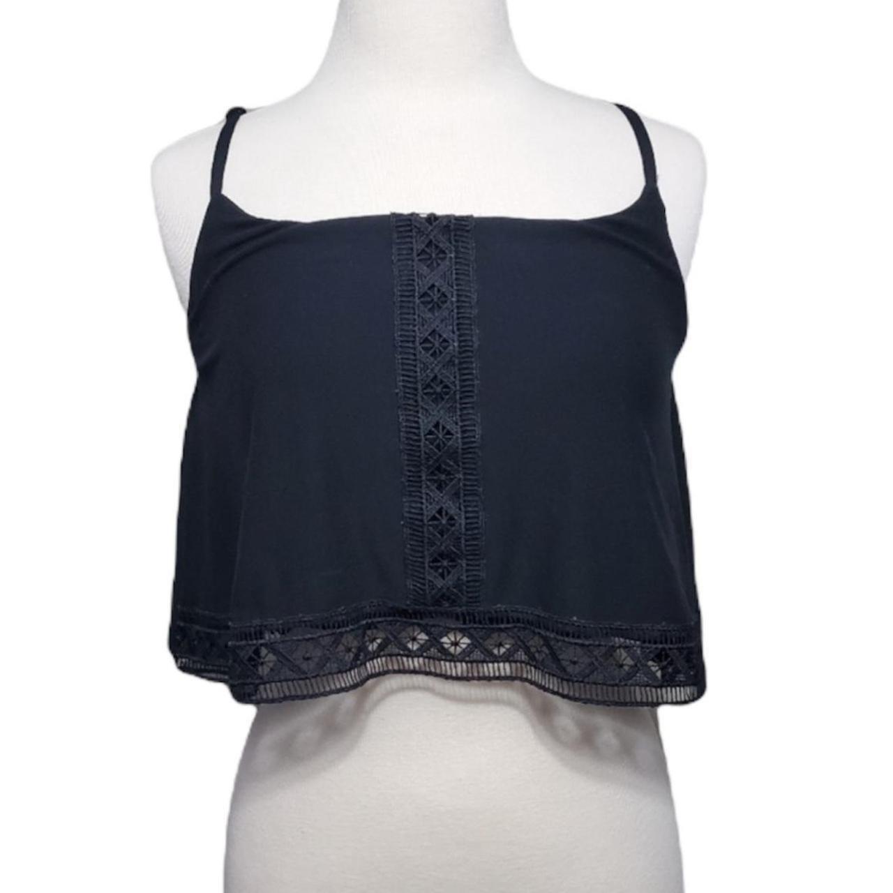 096 Polly & Esther Crop Top Juniors 96% Polyester /... - Depop