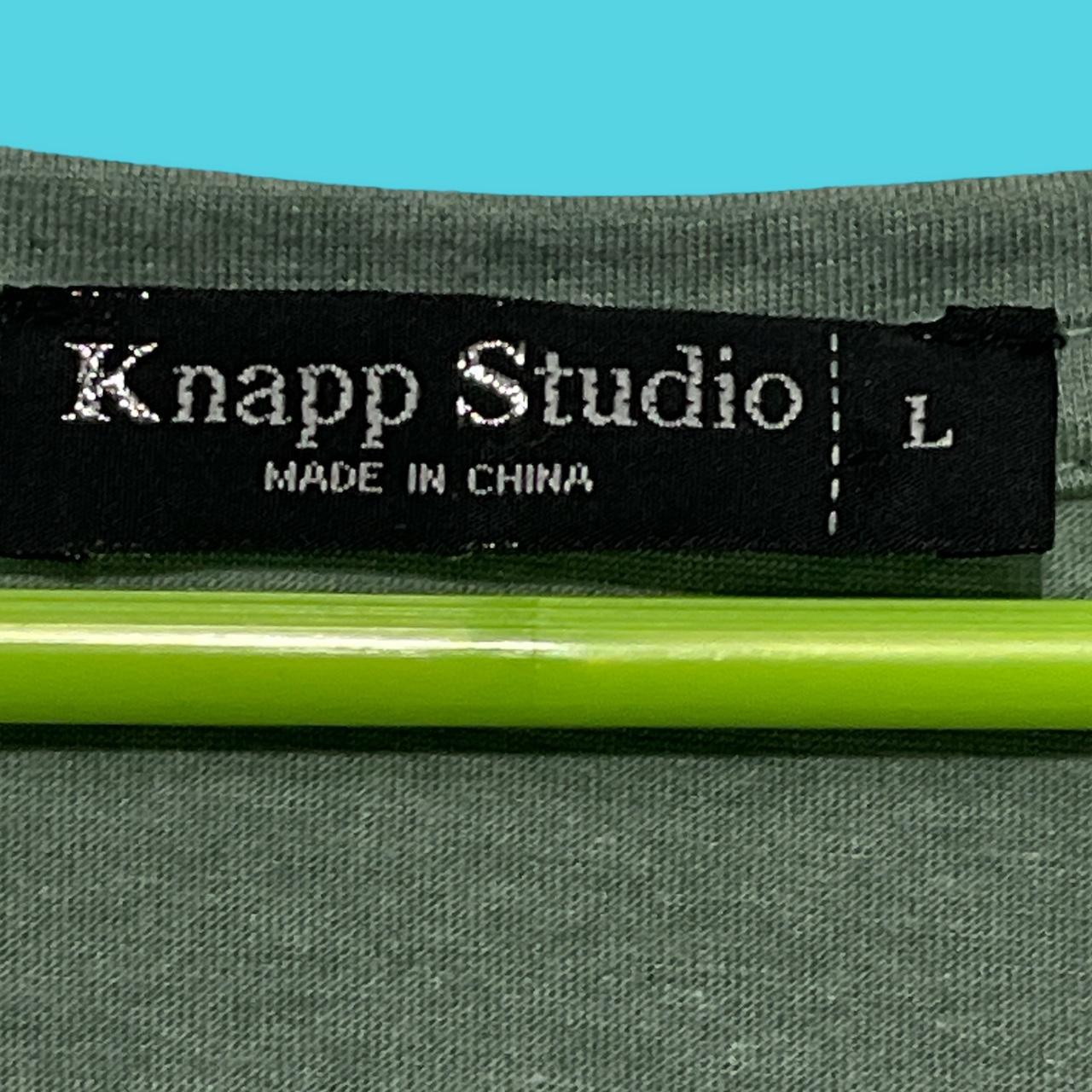 Knapp Studio Womens Tee Size Large Olive Green... - Depop