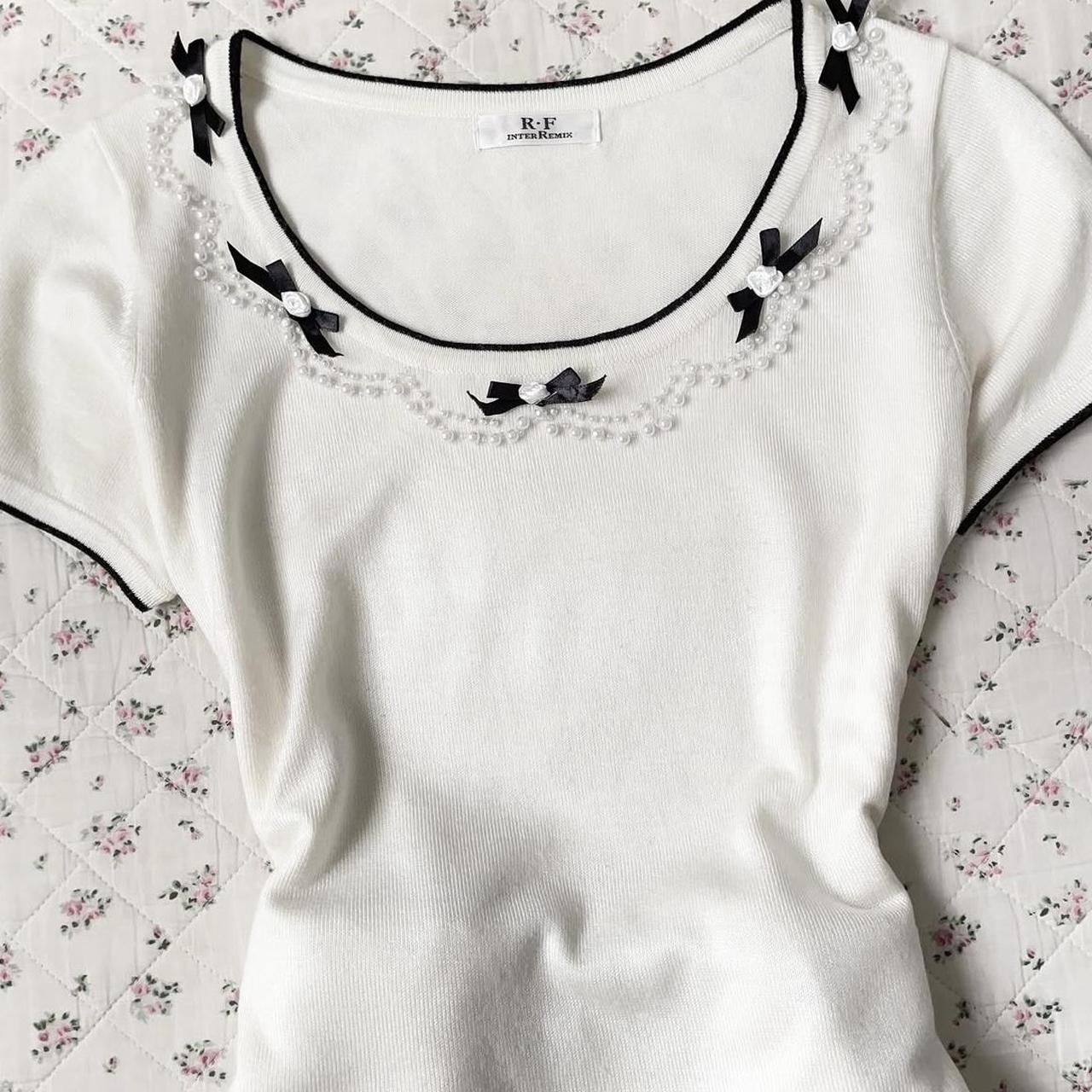 Horror game protag dark coquette set ! top bust... | Depop