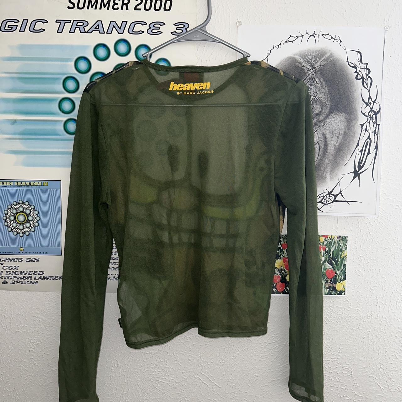 Marc Jacobs Heaven Garfield mesh shirt super cute... - Depop