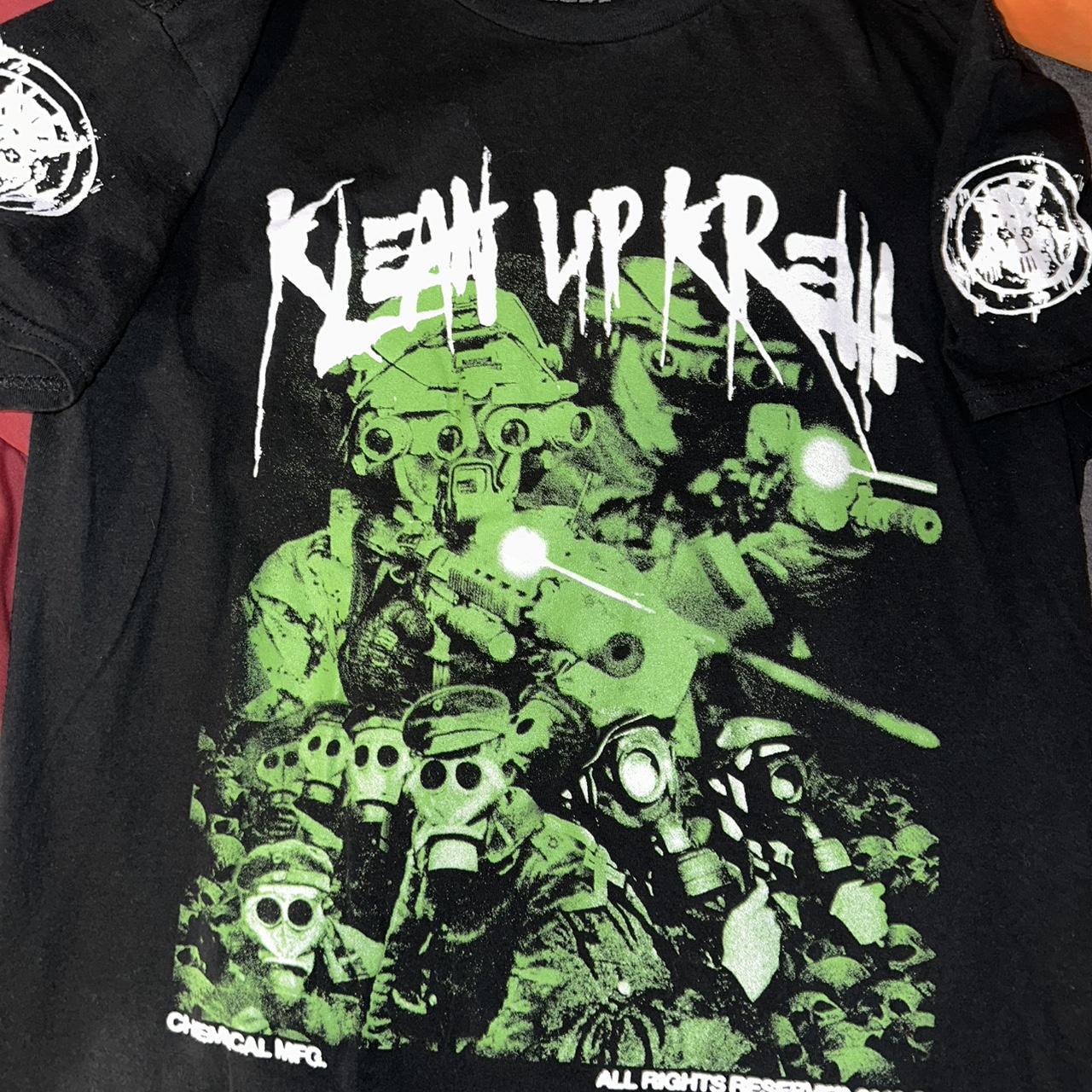 large sosmula Klean Up Krew shirt, great condition... - Depop
