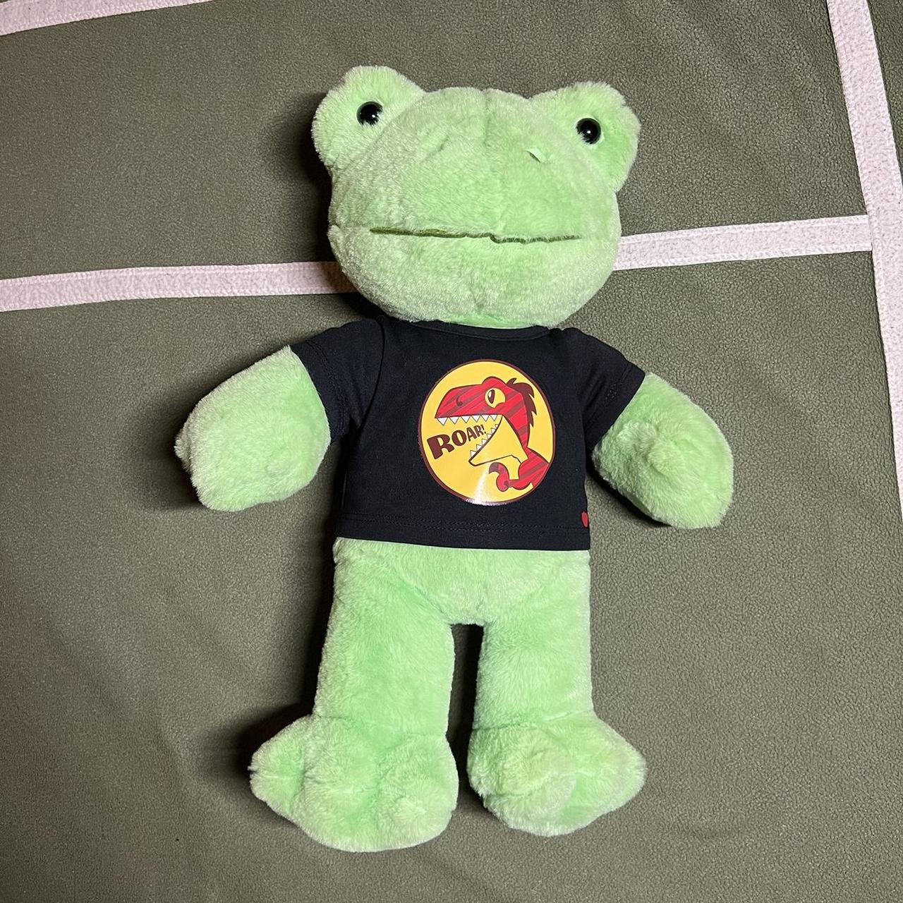 build-a-bear frog standard size green excellent... - Depop