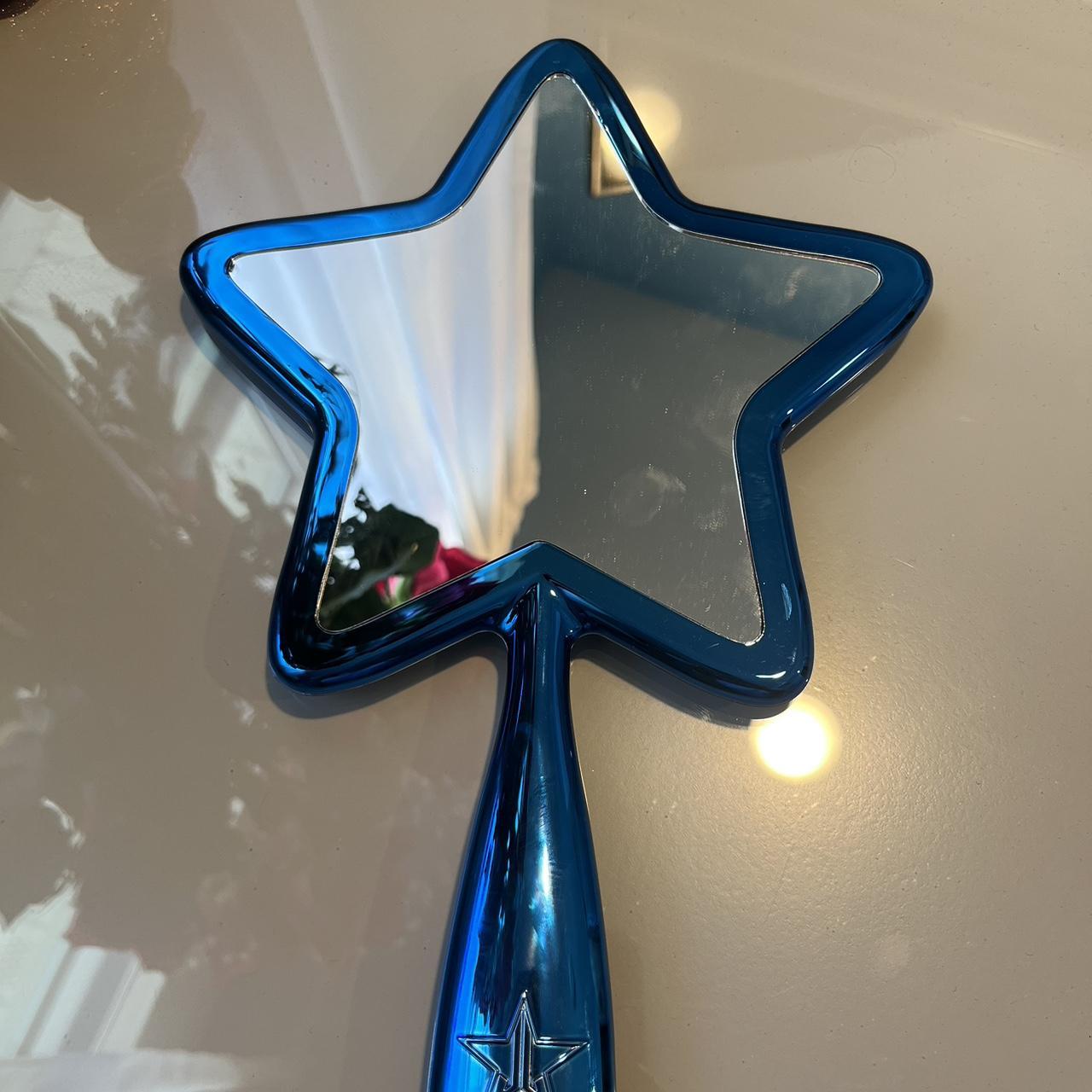 Jeffrey star blue hand mirror #accessories #makeup... - Depop