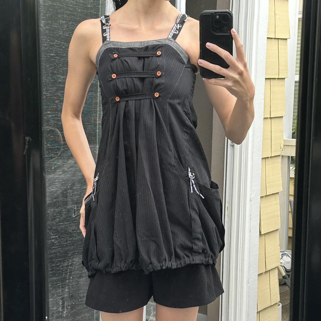 Marithé + Francois Girbaud short dress with... - Depop