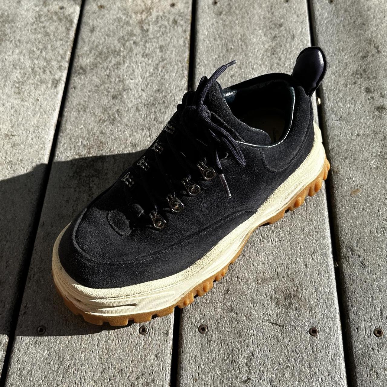 Eytys chunky sneakers in dark blue! In great... - Depop