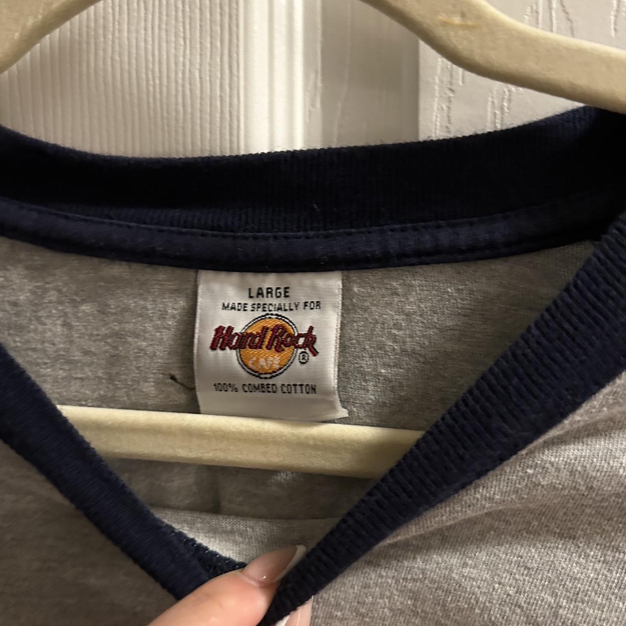 cool cropped hard rock cropped cinchable tee, i got... - Depop