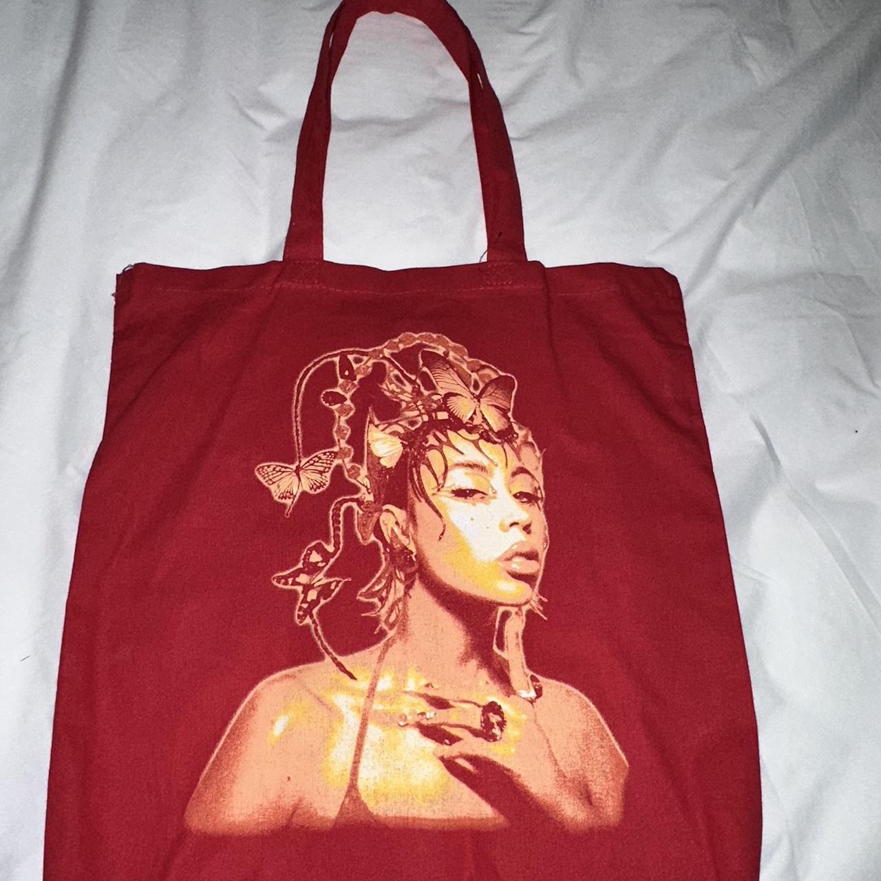 kali uchis official red moon tour tote bag!! i... - Depop