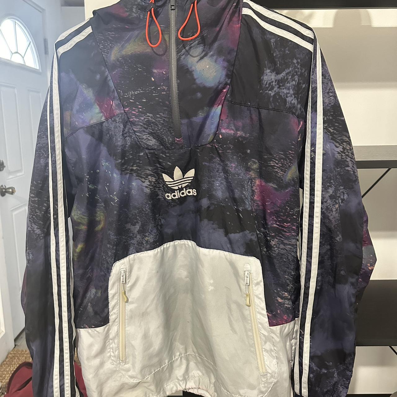 ADIDAS LIGHTWEIGHT JACKET WINDBREAKER *Sz Sm but... - Depop