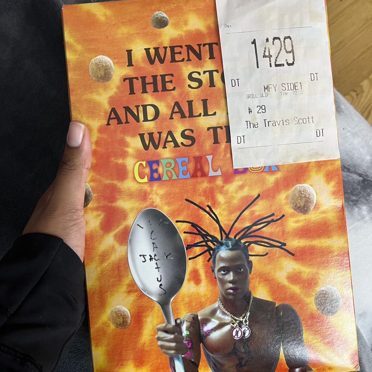 Travis Scott Reese’s Puff Cereal Box - Depop