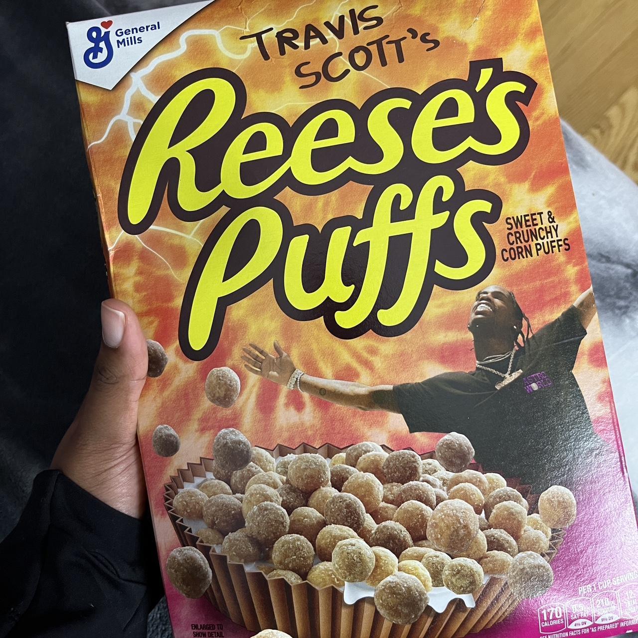 Travis Scott Reese’s Puff Cereal Box - Depop