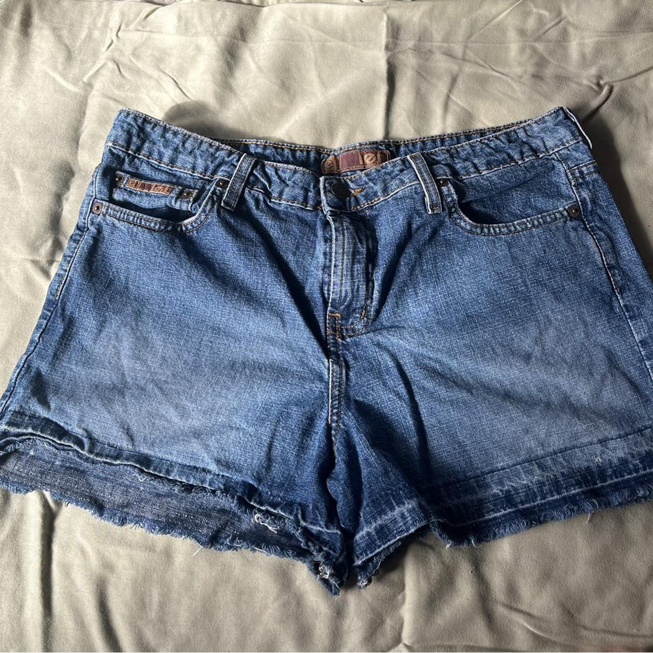 Lei Jean shorts marked size 12 fits 10 - Depop