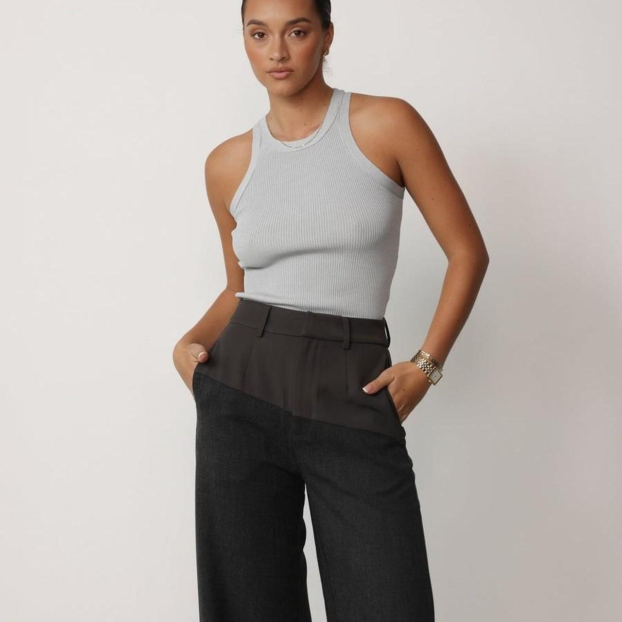 Slate pants Block contrast detail on upper... | Depop