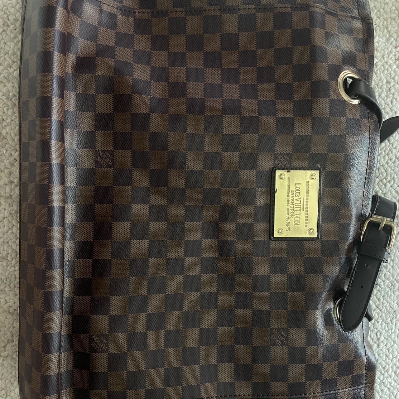 Large Louis Vuitton checkered bag with minor flaws... - Depop