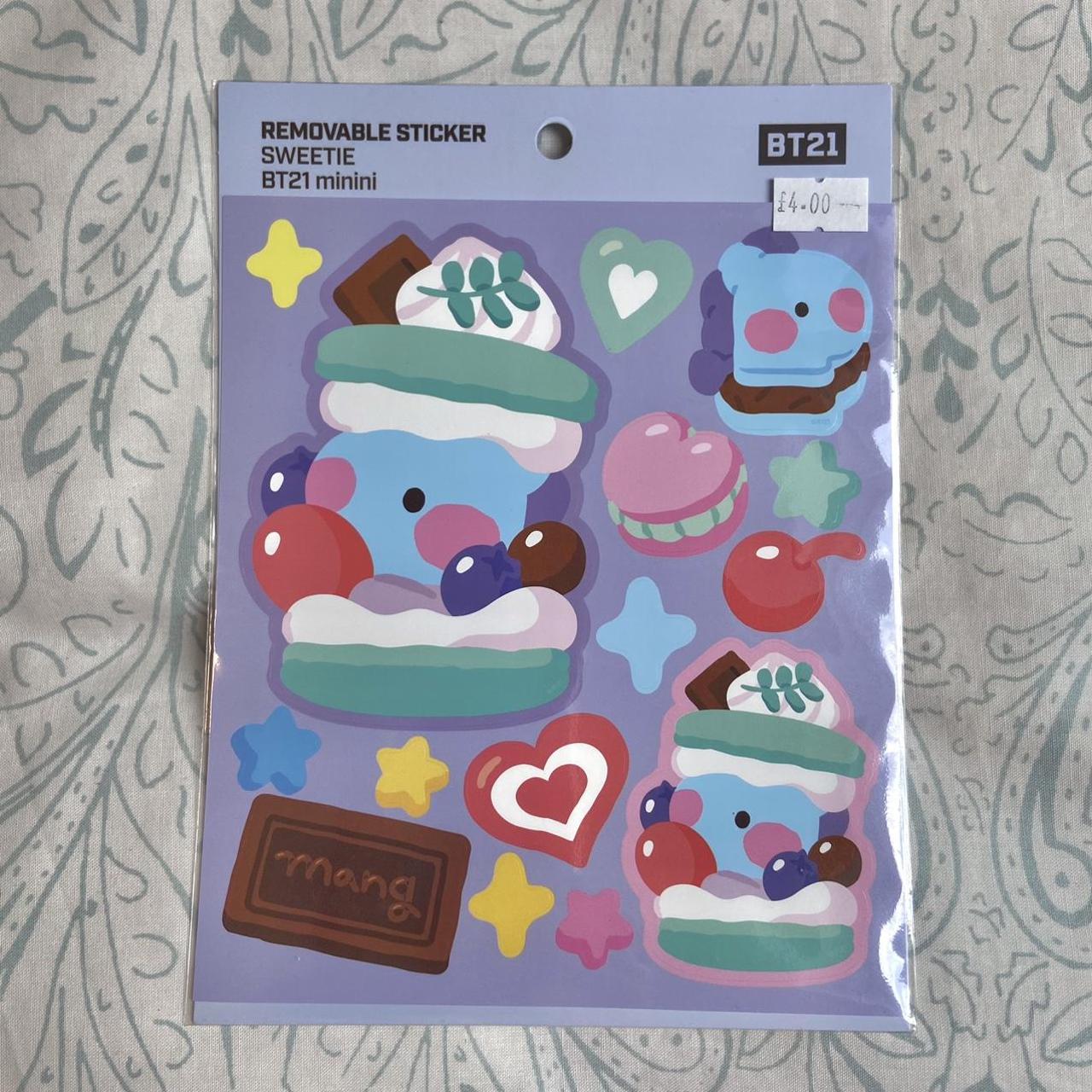 BT21 Mang Sticker Page 💜 Perfect for laptops as... - Depop
