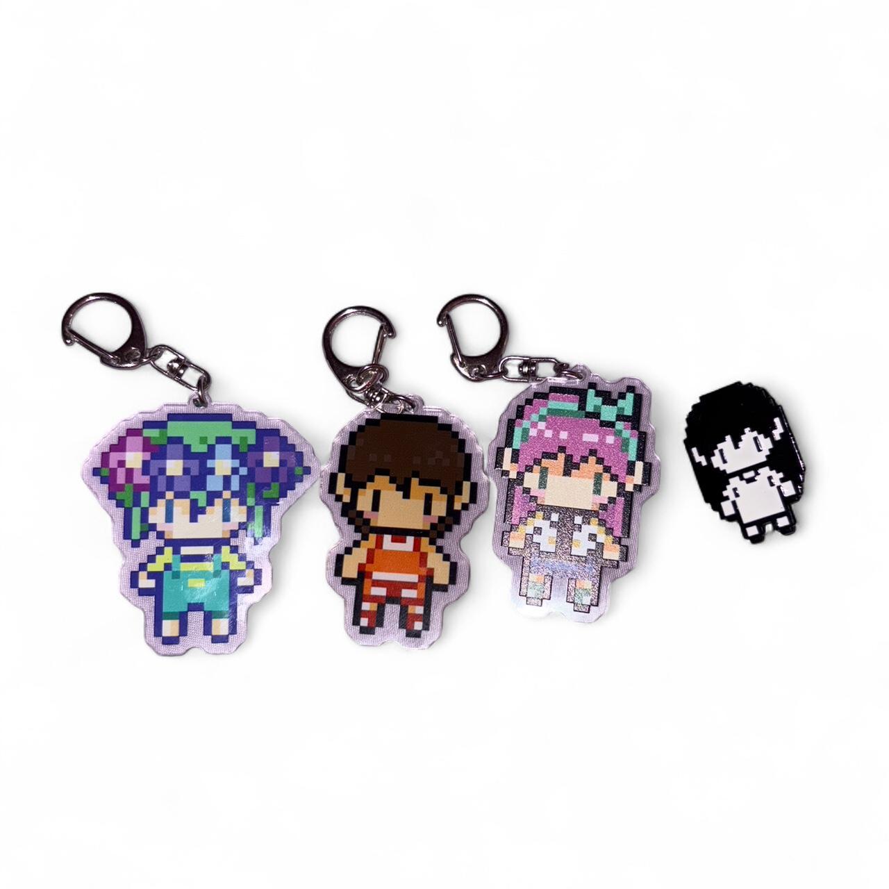 4 pack omori keychain pack of omori keychains! kel,... | Depop