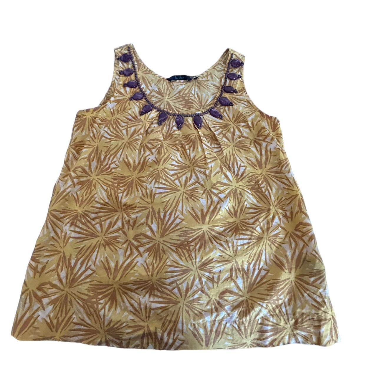 Boden embellished top size 10 - Depop