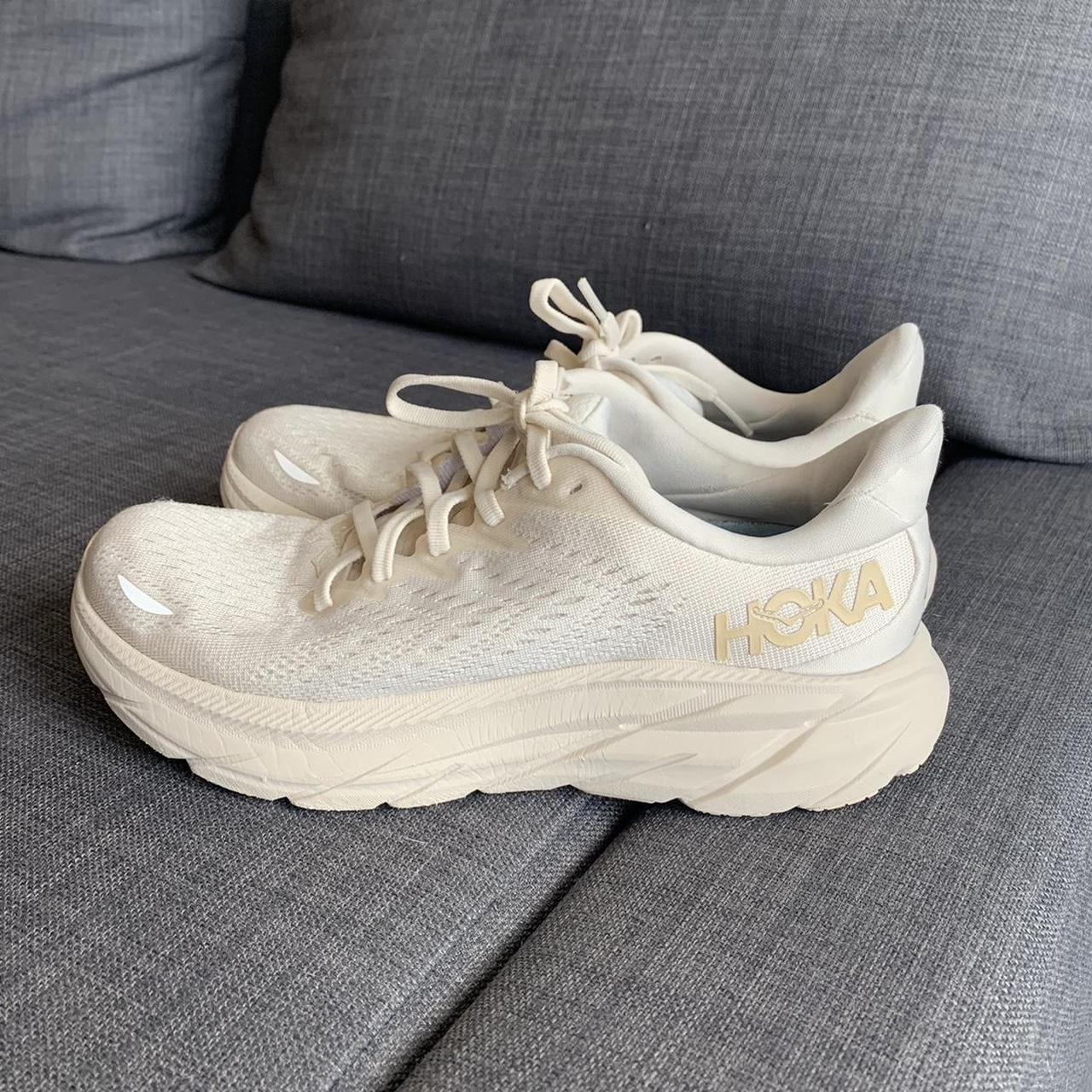 Beige HOKA Clifton 8 in a size 6.5! This color/style... - Depop