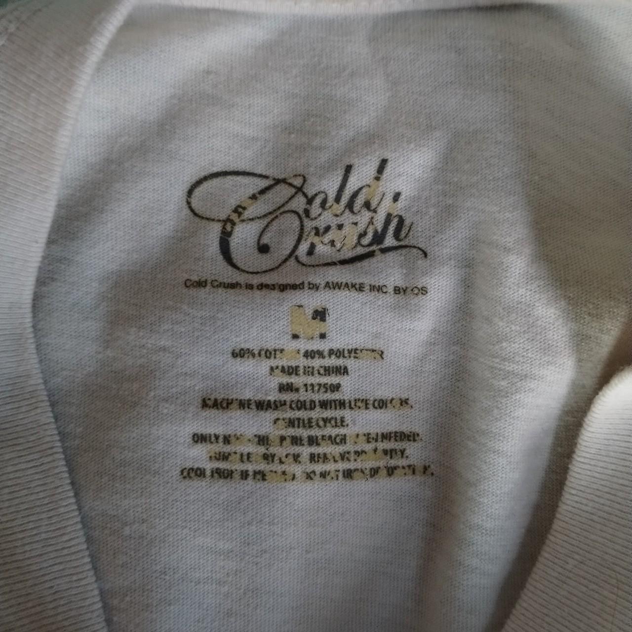 COLD CRUSH (slightly) Oversized T-shirt Worn... - Depop