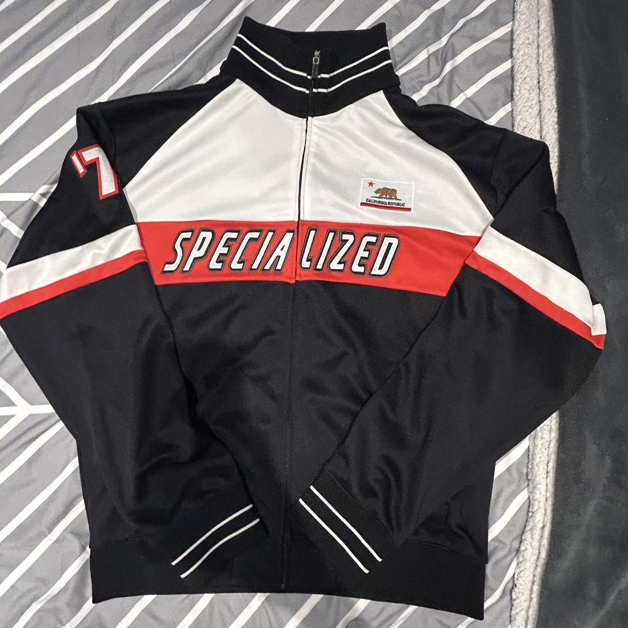 Specialized 74 bomber jacket XL Fits around a man... - Depop
