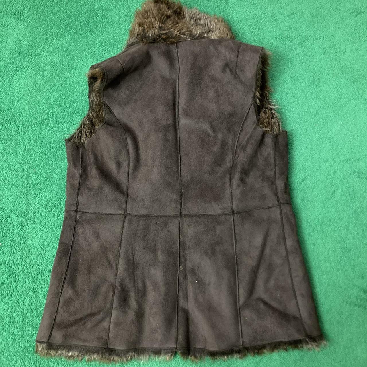 Fever faux fur vest Brand new with no tags, never... - Depop