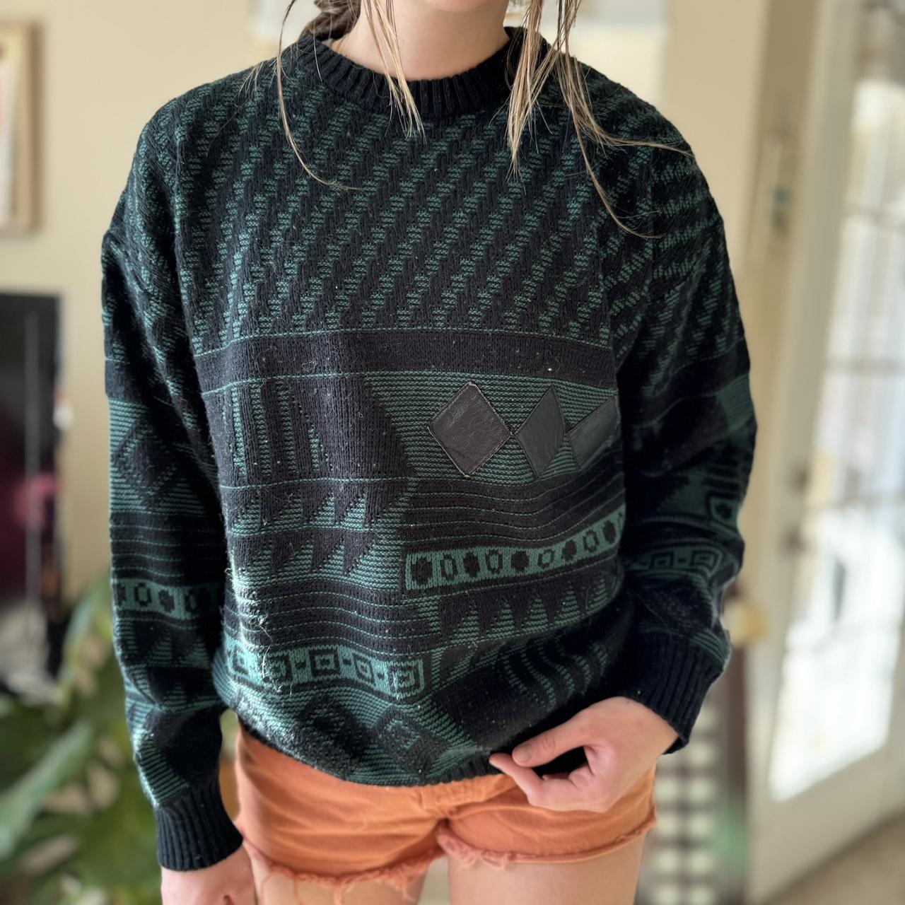 Bugle boy co. Grandpa sweater. Super cute. Has... - Depop