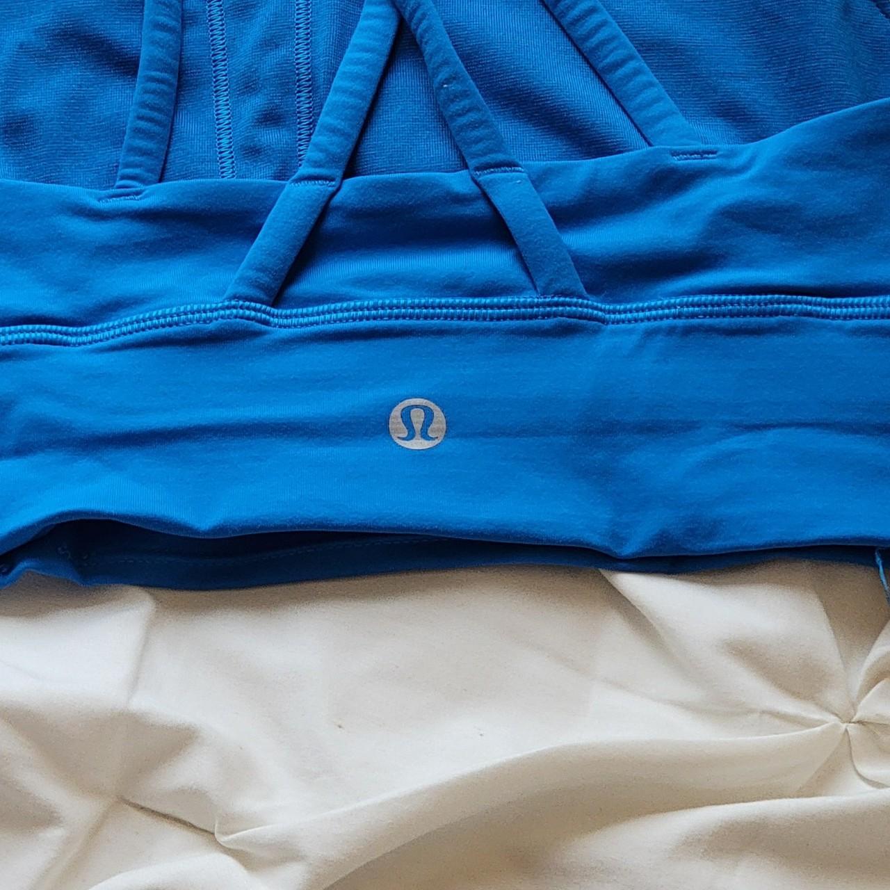 Lululemon Energy Bra - size: 6 - color: pool blue -... - Depop