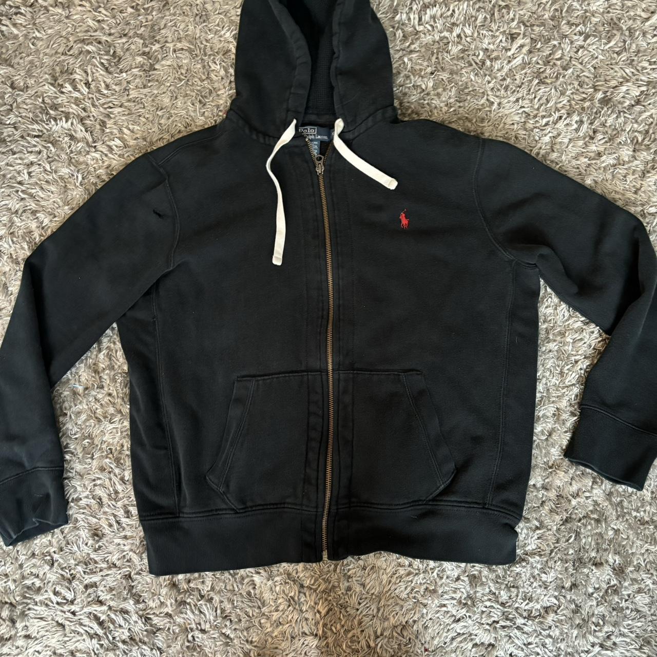 ralph lauren polo zip up size XL, dm with any... - Depop