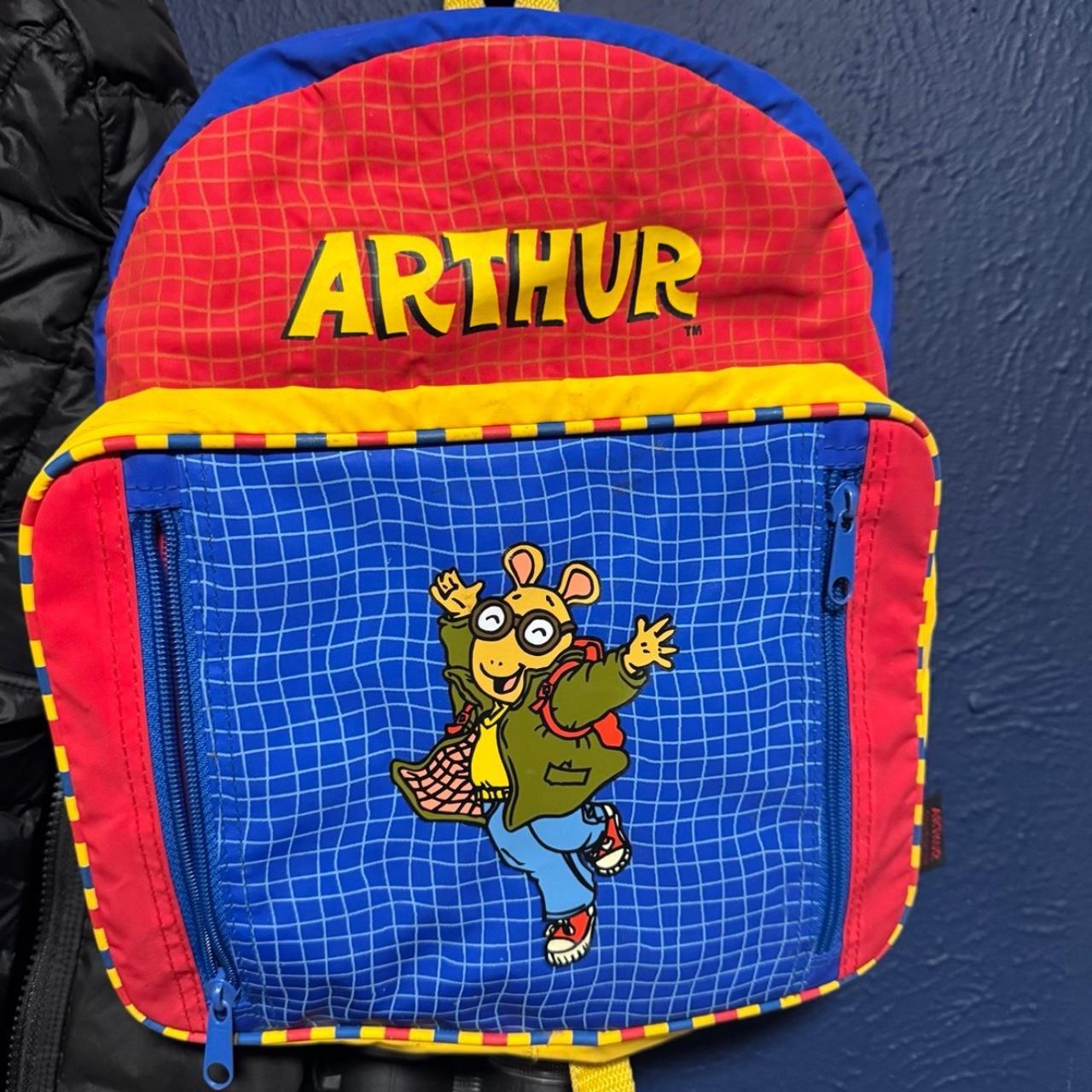 1990s vintage pbs kids Arthur backpack | Depop