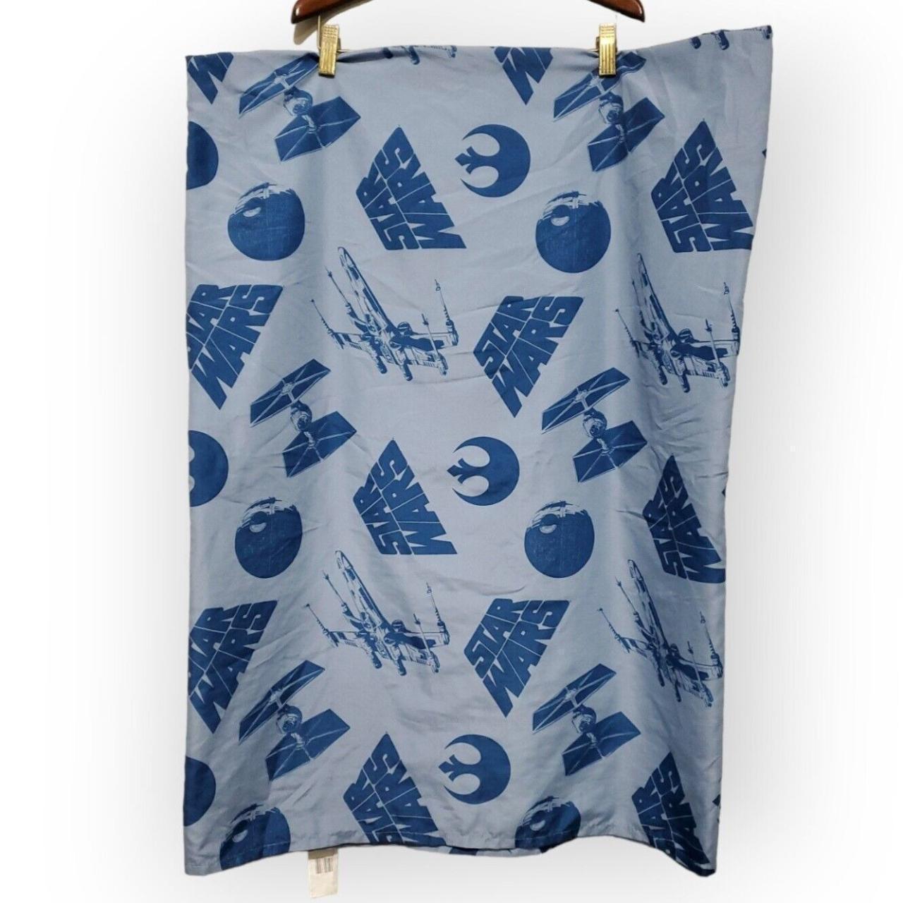 Disney Star Wars Blue Star Death Star Twin Size Flat... - Depop