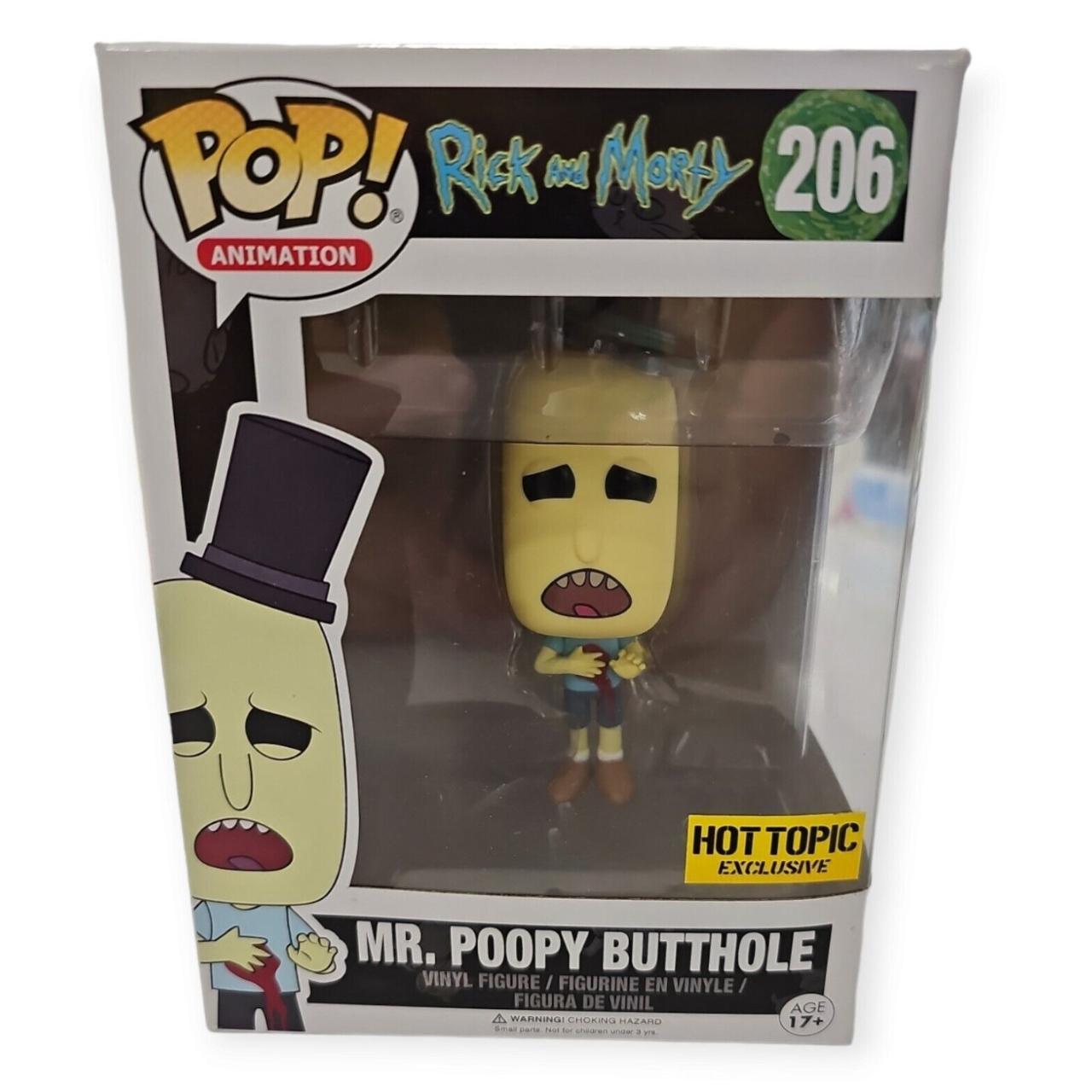 Funko Pop #206 Rick and Morty Mr. Poopy Butthole Hot... - Depop