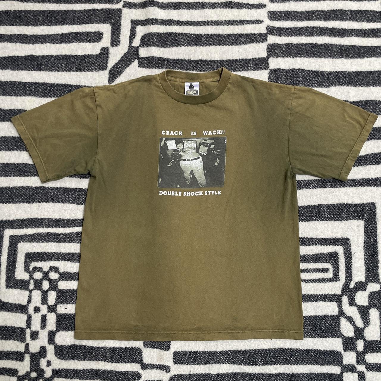 Vintage 90s Double Shock Crack Is Wack Skate Grunge... - Depop