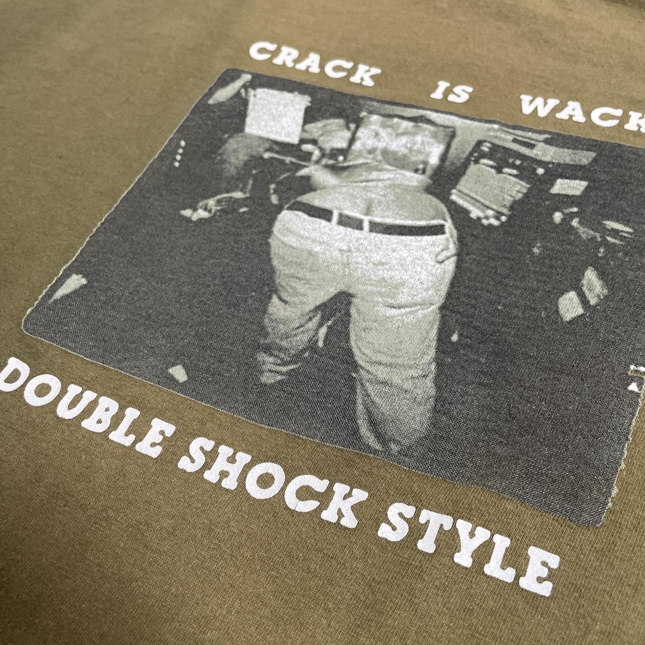 Vintage 90s Double Shock Crack Is Wack Skate Grunge... - Depop