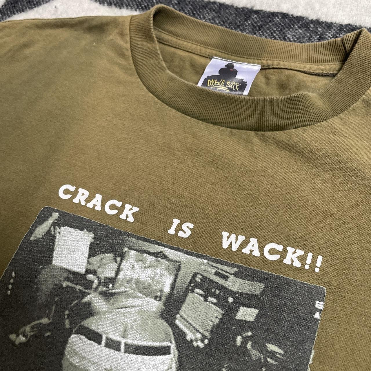 Vintage 90s Double Shock Crack Is Wack Skate Grunge... - Depop