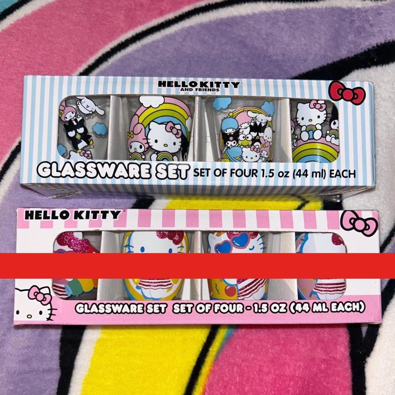 Sanrio Hello Kitty Shot Drink Glassware set of... - Depop