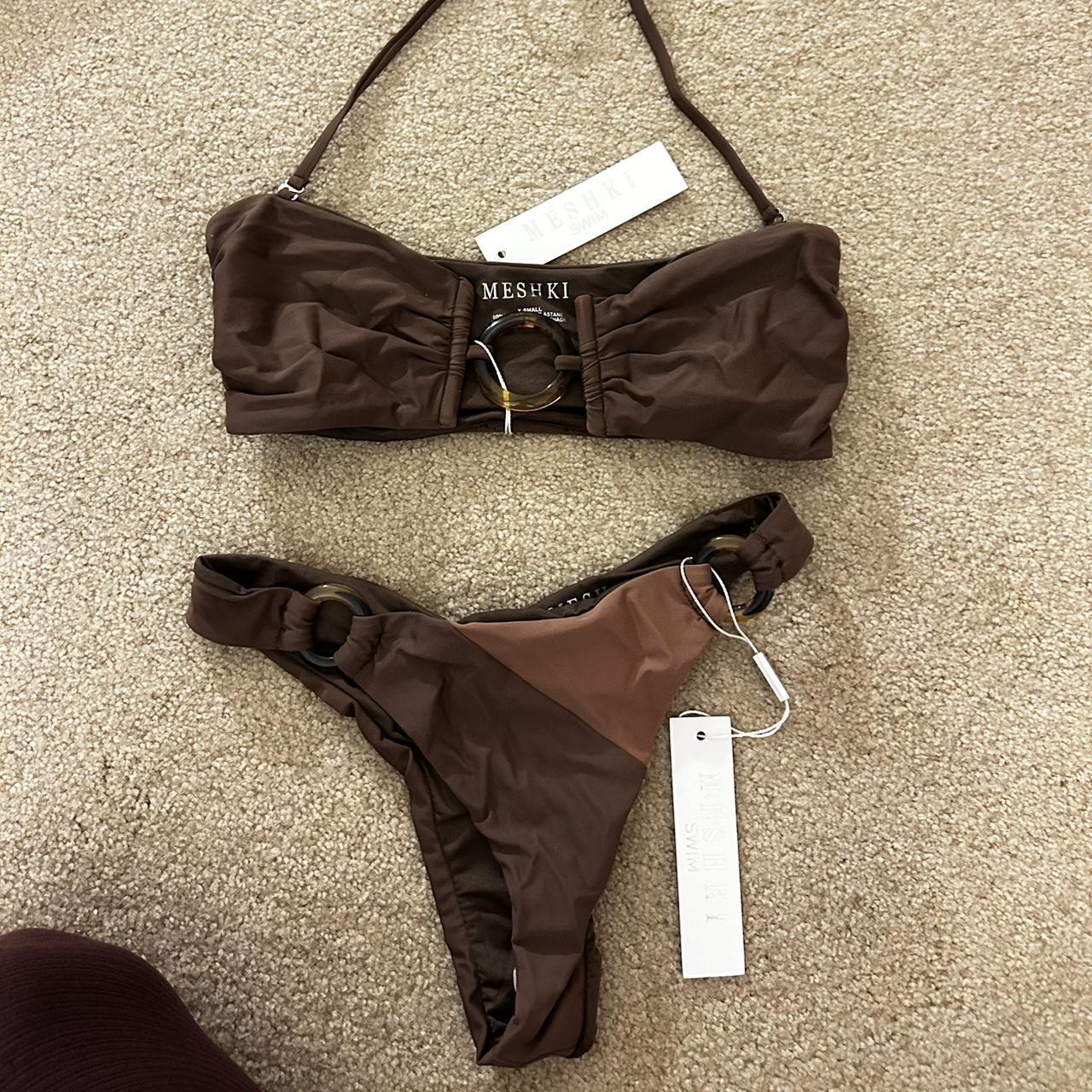 Women's Brown Bikinis-and-tankini-sets | Depop