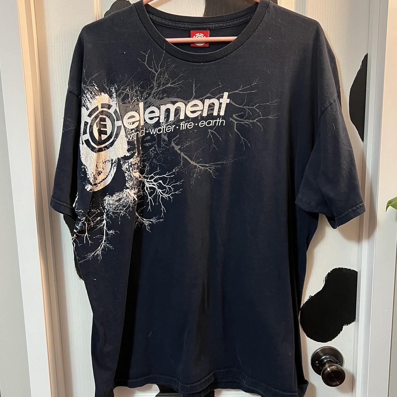 element blue lightning tee size XL lightly worn - Depop