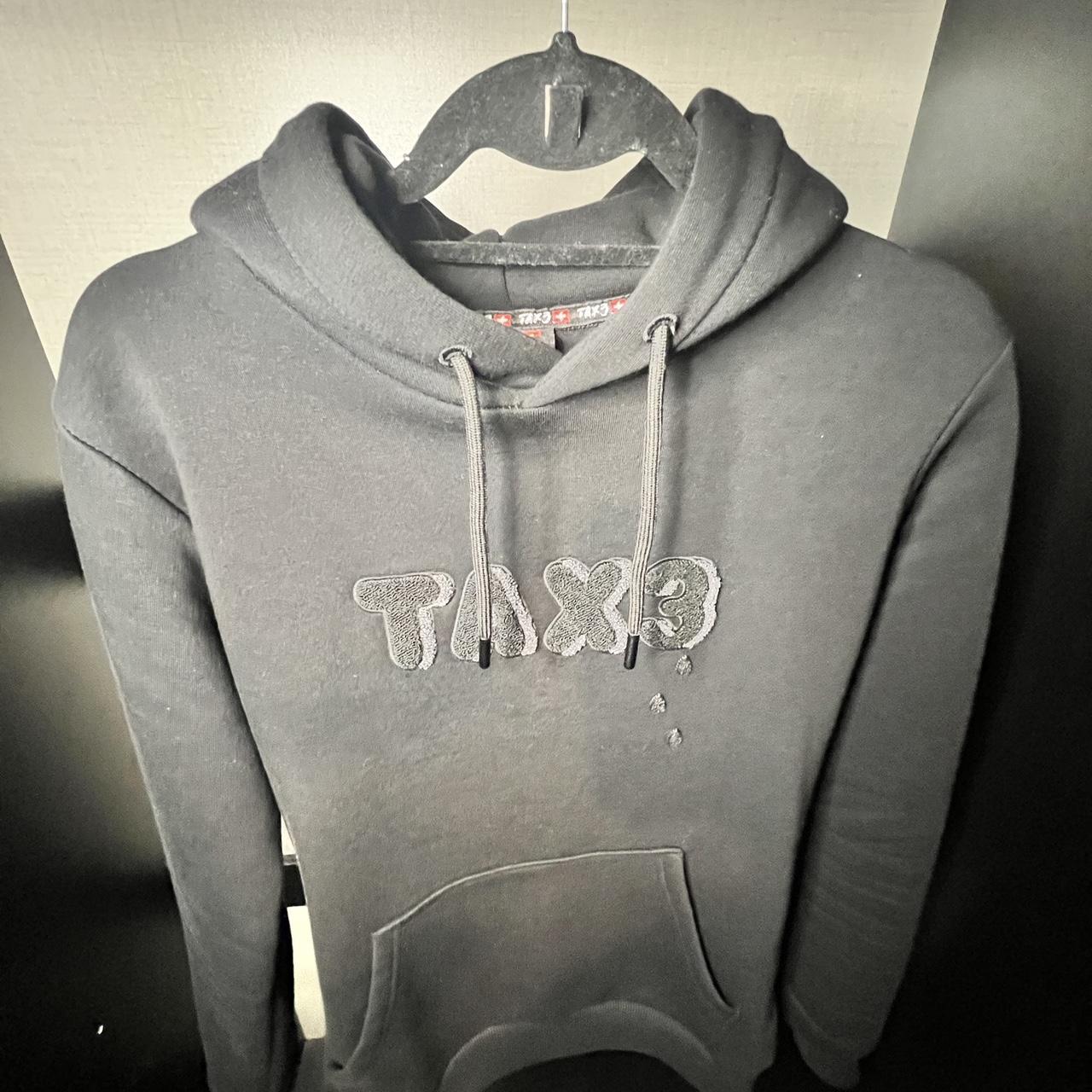 Tax3 Drip Hoodie - Triple Black Only the hoodie - Depop