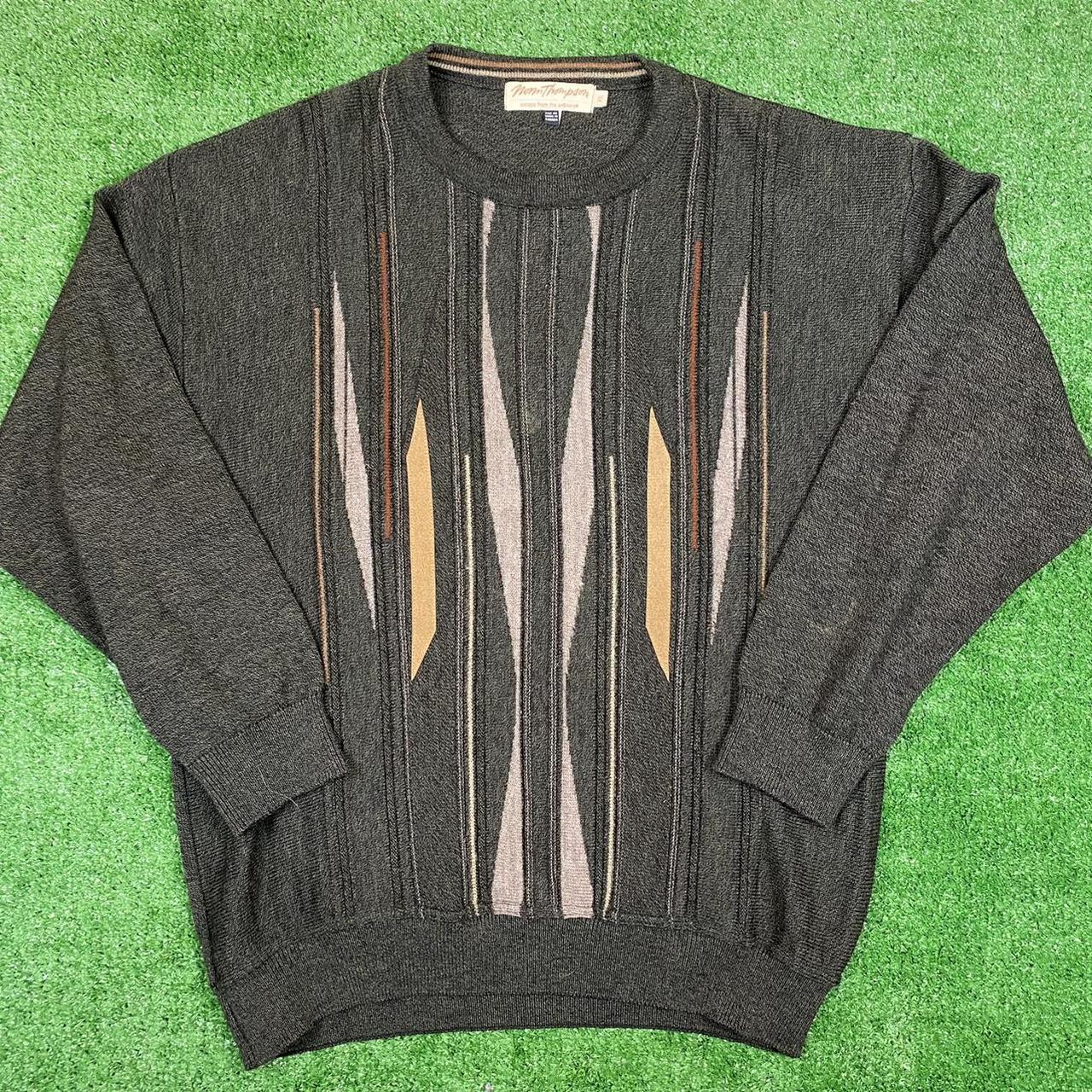 Vintage Norm Thompson grandpa sweater in size XL.... - Depop