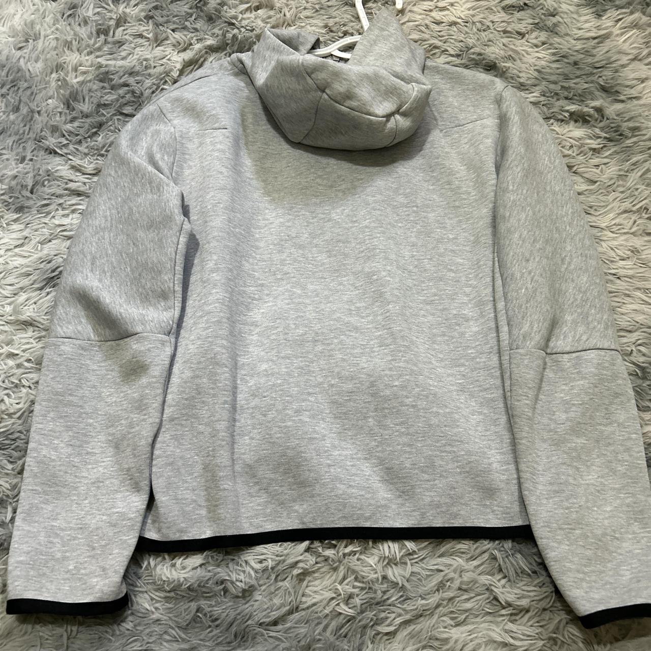 Grey Nike tech fleece hoodie kids XL #gymwear - Depop