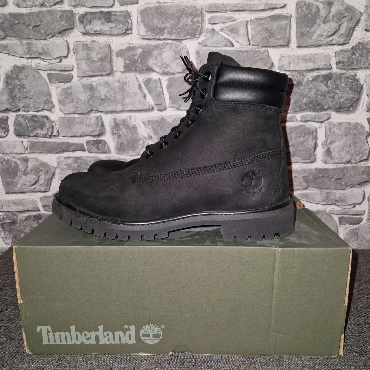 Timberland boots triple black Pictures show how... - Depop