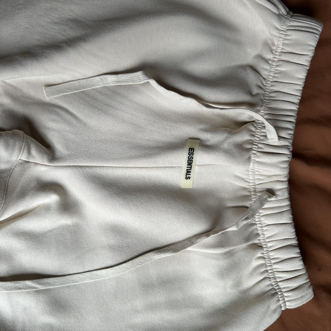 Essentials cream sweatpants. Women’s size large! Too... - Depop