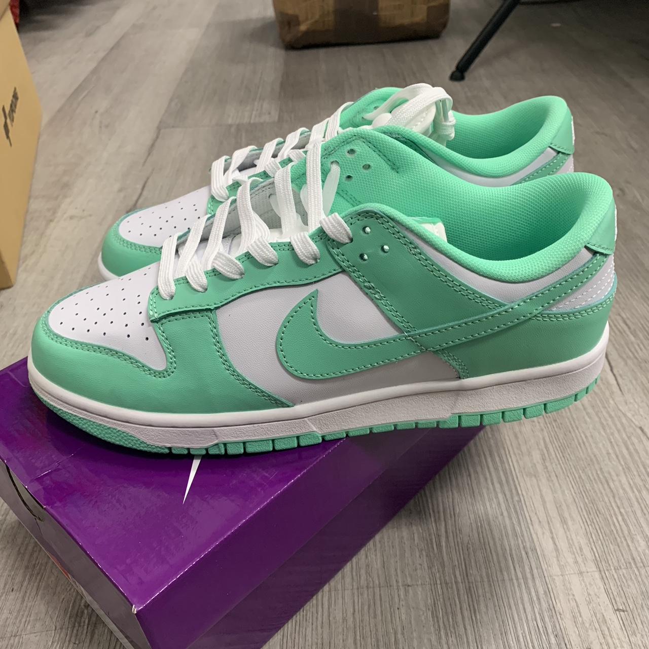 Nike SB Dunks Green Glow - Depop