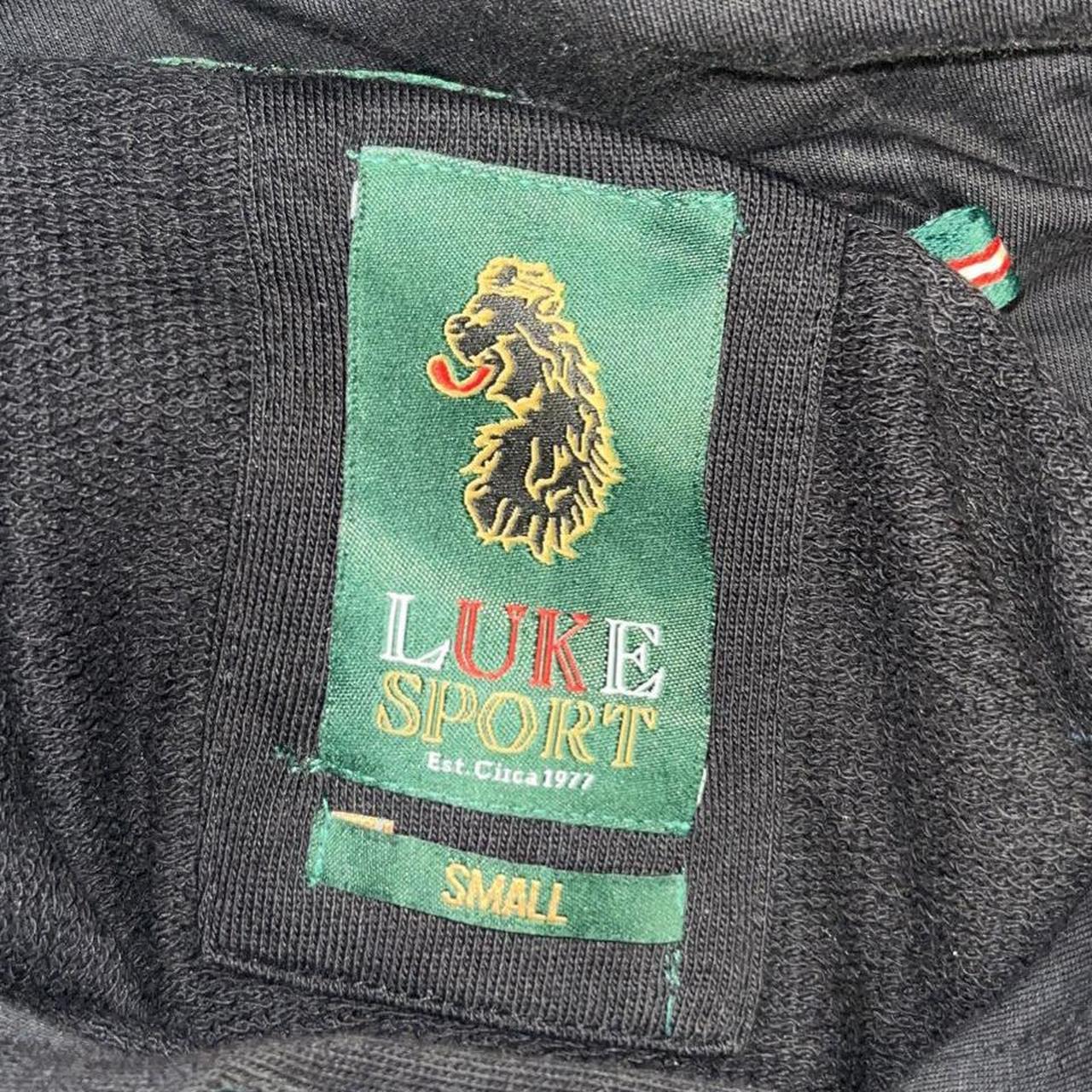 black 1977 luke sport hoodie size S 9/10 condition,... - Depop
