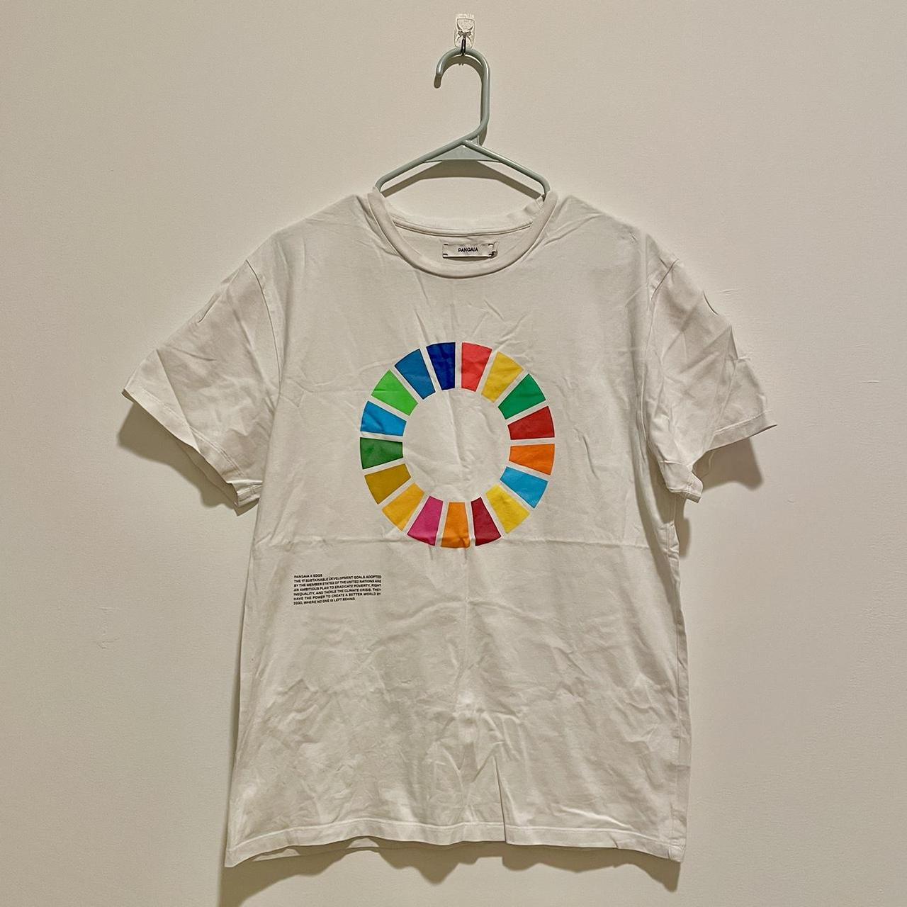 Pangaia x SDGS organic cotton tshirt. Size M,... - Depop
