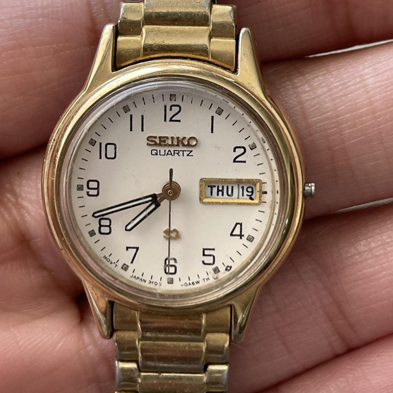 Vintage Women’s Seiko Day-Date Watch Ref:... - Depop