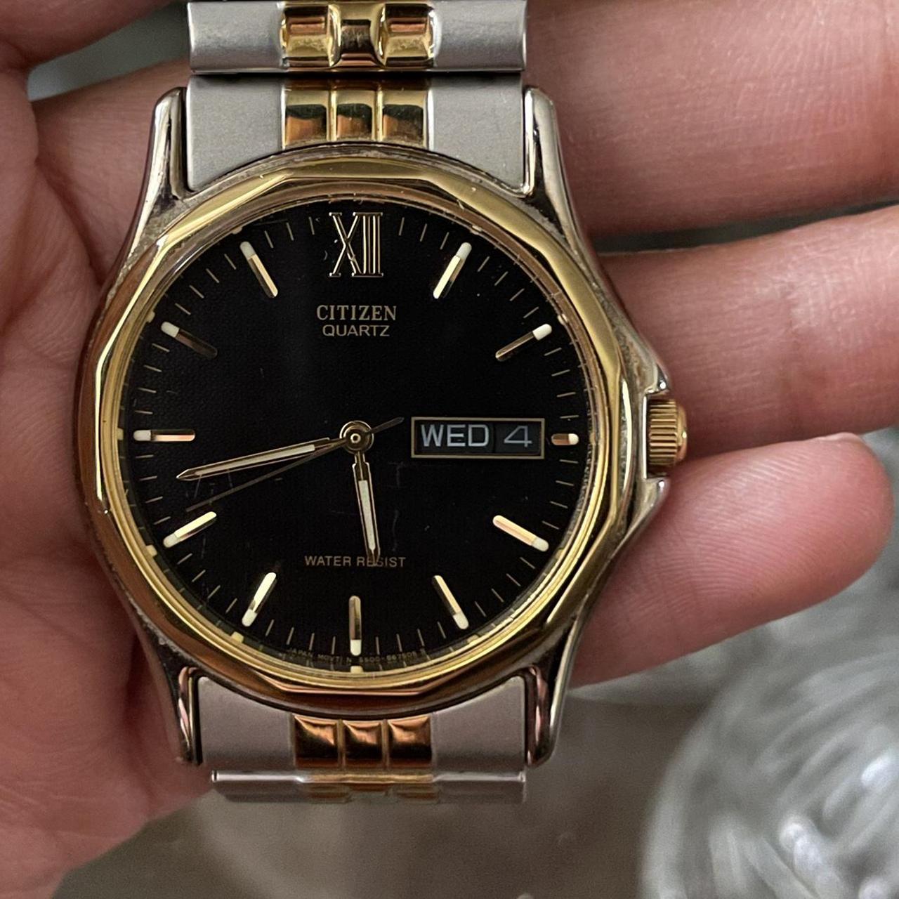1986 Citizen Two Tone Black Dial Day-Date. A... | Depop