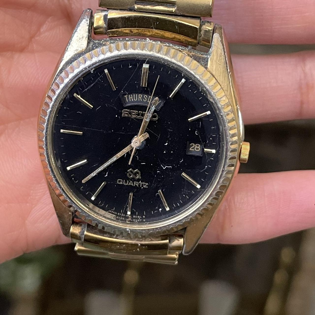 Vintage Men’s Seiko Day-Date Watch Reference Number:... - Depop